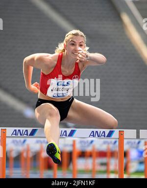 Anna Jablonski (TSV Bayer Leverkusen) during the 2022 athletic German ...