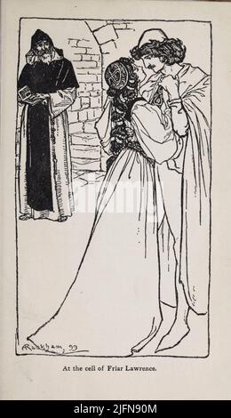 At the Cell of Friar Lawrence by Arthur Rackham Stock Photo - Alamy