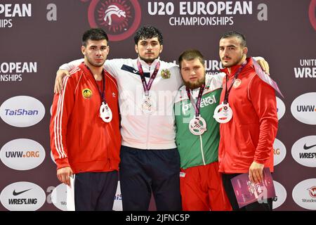 Lyova GEVORGYAN (ARM) vs Merab SULEIMANASHVILI (GEO) during the Final ...
