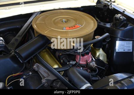 The Engine Bay of a Ford Mustang Stock Photo - Alamy