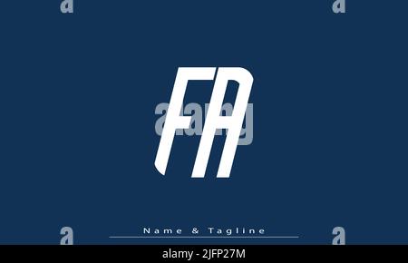 FA Alphabet letters Initials Monogram logo Stock Vector Image & Art - Alamy