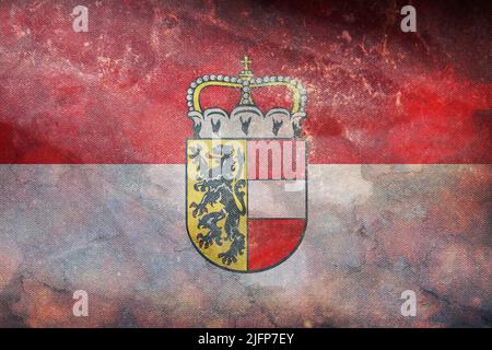 Top view of retro flag Austria and Germany Austria with grunge texture ...