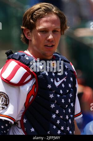 Baltimore Orioles Adley Rutschman (35) at bat during an MLB Spring ...