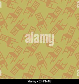 Seamless chair pattern for fabrics and textiles and packaging and gifts ...