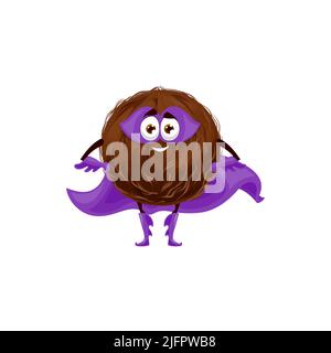 Coco palm cartoon isolated on white. Tropical palm tree clipart. Exotic ...