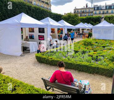 Saint Mandé, France, Community Day, Family trying Wall climbing on ...