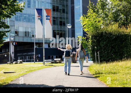 Illustration picture shows the VUB university, in Brussels, Tuesday 05 ...