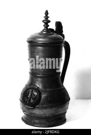 A pewter can be done from the bakers' guild Stock Photo - Alamy