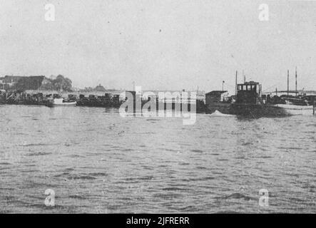 The jetty with the gierpont Stock Photo - Alamy