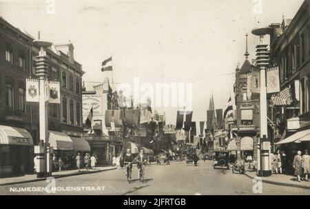 The Molenstraat, seen in a northerly direction with the Ignatiuskerk in ...