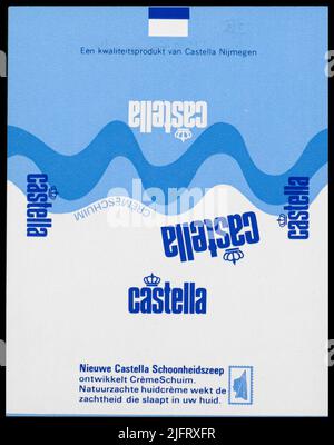 New Castella beauty soap develops cream foam. Nature skin cream creates ...