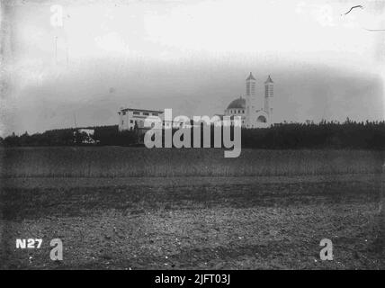 The Cenakelkerk and on the left the monastery on the Sionsberg of the ...