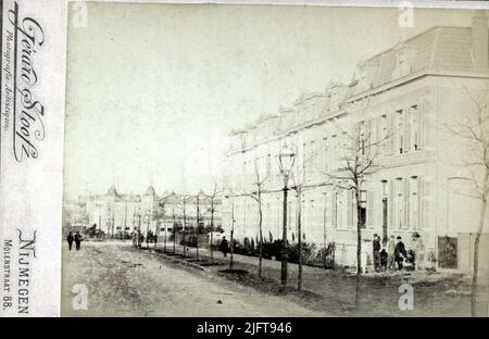 Seen from the Keizer Karelplein, left the Groesbeekseweg Stock Photo ...