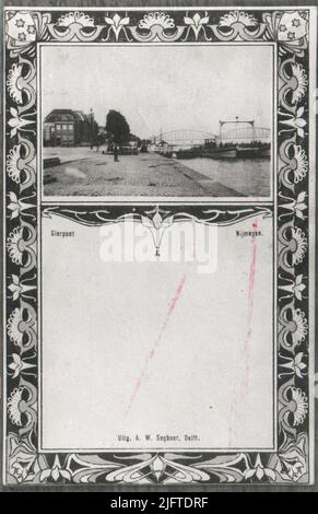 The face in the direction of the railway bridge; In the middle the ...