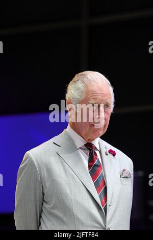 The Prince of Wales visits BBC Wales's new headquarters in Cardiff for ...