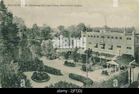 The Grand Hotel Spijker, in Beek, on the Nijmegen - Cleve Straatweg ...