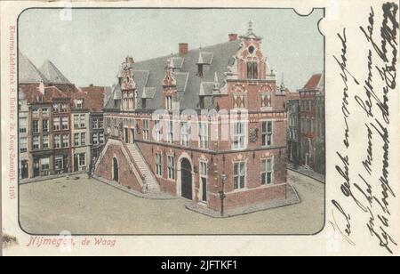 The Waaggebouw, with the Kannenmarkt on the right Stock Photo - Alamy