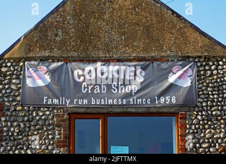 Cookie's crab shop in Salthouse, Norfolk, UK Stock Photo - Alamy