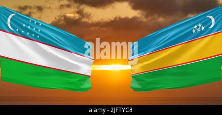 The flag of Uzbekistan (Uzbek: Oʻzbekiston davlat bayrogʻi) consists of ...