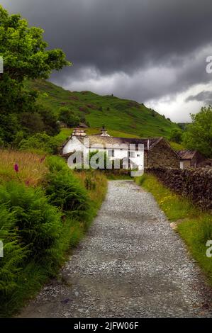Low Hall Garth, Little Langdale, Ambleside, Cumbria Stock Photo - Alamy