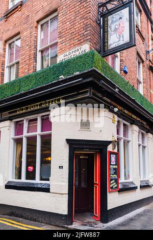 The 'Old Post Office' public house in School Lane, Liverpool city ...