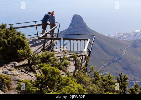 This is one of the cantilevered viewing platforms on the summit of ...