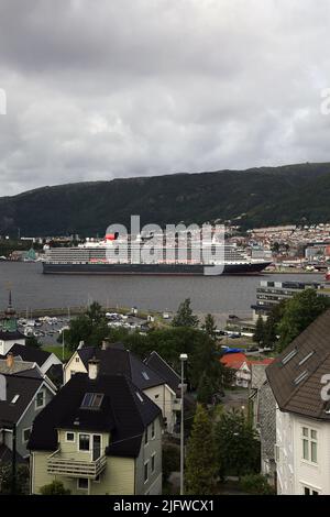 "Queen Victoria" visiting Bergen, Norway Stock Photo - Alamy