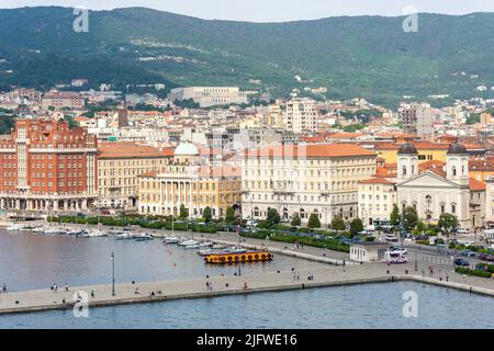 Seafront promenade (Riva Nazario Sauro), Trieste, Friuli Venezia Giulia ...