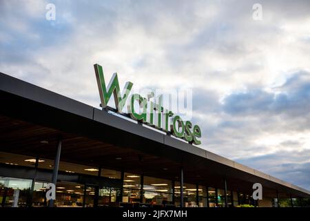 Waitrose supermarket, Faringdon, Oxfordshire, England, UK Stock Photo ...