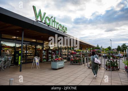 Waitrose supermarket, Faringdon, Oxfordshire, England, UK Stock Photo ...