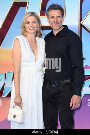 London, UK. Jordan Connell and James Cracknell at the UK Gala Screening ...
