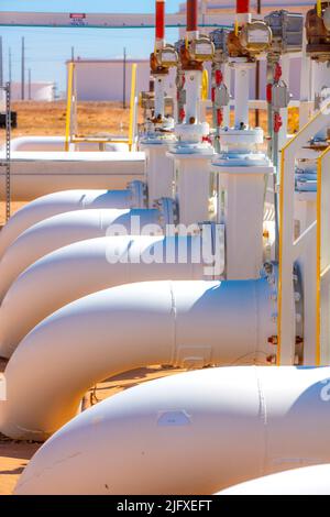 Oil Tank Farm in West Texas Stock Photo - Alamy