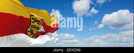 Flag of Carinthia on a flagpole Stock Photo - Alamy