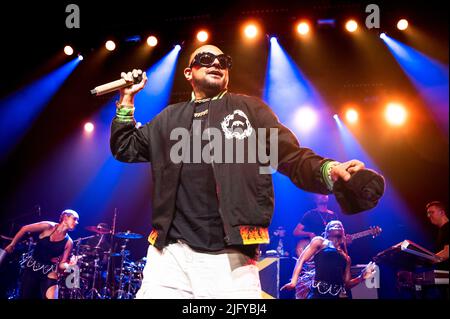 Copenhagen, Denmark. 05th July, 2022. A flexible dancer seen on stage ...