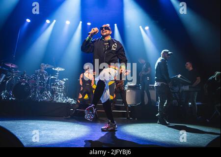 Copenhagen, Denmark. 05th July, 2022. A flexible dancer seen on stage ...