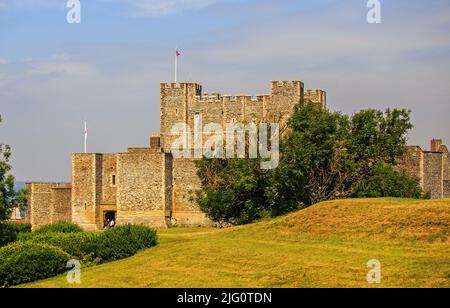Dover Castle medieval castle Key England ferry port Kent English ...