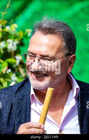 Chef Raymond Blanc attends Hampton Court Palace Flower Festival Stock ...