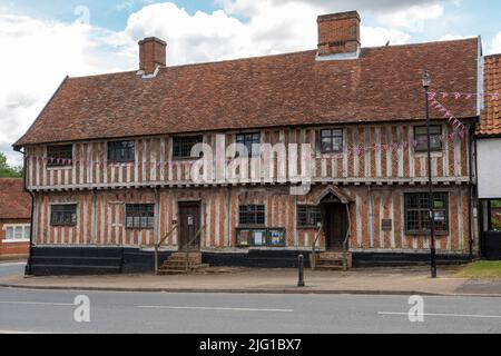 Village house Laxfield, Suffolk, England, UK Stock Photo - Alamy