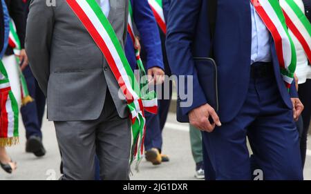 Italy, Lombardy, Italian Mayor with the Sash Stock Photo - Alamy