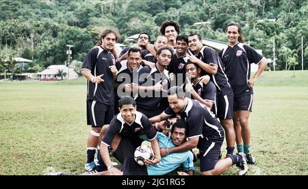 AMERICAN SAMOA FOOTBALL TEAM, NEXT GOAL WINS, 2014 Stock Photo - Alamy