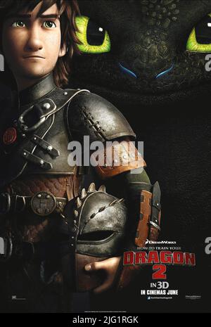 HICCUP, TOOTHLESS, HOW TO TRAIN YOUR DRAGON 2, 2014 Stock Photo - Alamy