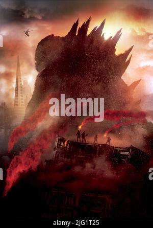 MOVIE POSTER, GODZILLA, 2014 Stock Photo - Alamy