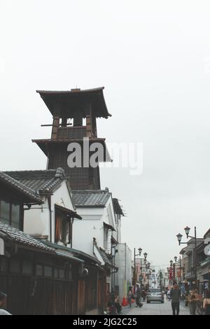 Edo period architecture in Kawagoe - Kurazukuri Street, Kurazukuri no ...