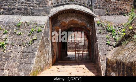 Entrance to the Fort, Manjarabad Fort, Hassan, Karnataka, India Stock ...