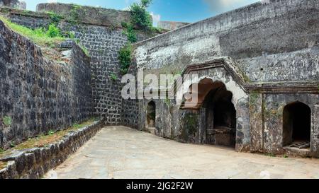 Entrance to the Fort, Manjarabad Fort, Hassan, Karnataka, India Stock ...