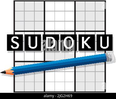 Sudoku logo poster design illustration Stock Vector Image & Art - Alamy