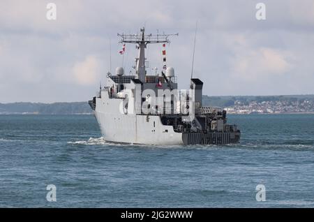 French Mine Warfare Vessel, FS Sagittaire, arrives at Portsmouth on 22 ...