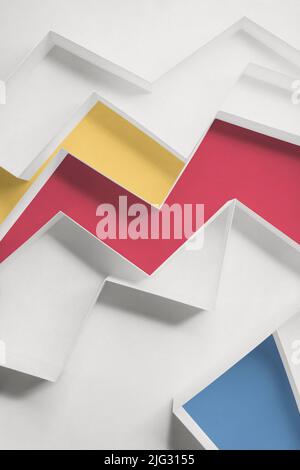 Abstract pattern made of paper, irregular shapes Stock Photo - Alamy