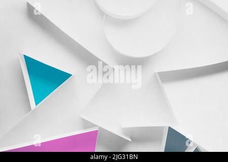 Abstract pattern made of paper, irregular shapes Stock Photo - Alamy