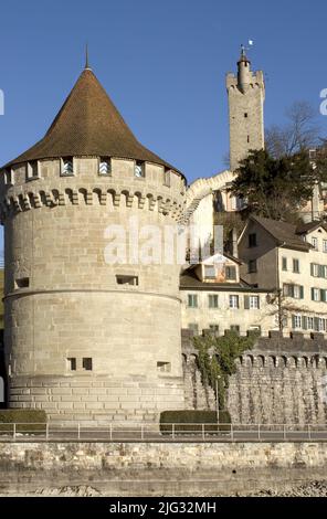 City Walls Museggmauer Luzern Switzerland Stock Photo - Alamy